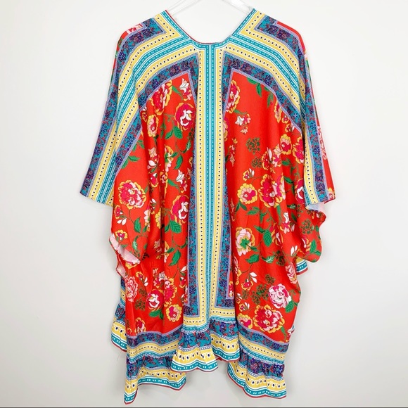 Umgee | Sweaters | Groovy Garden Floral Print Kimono | Poshmark